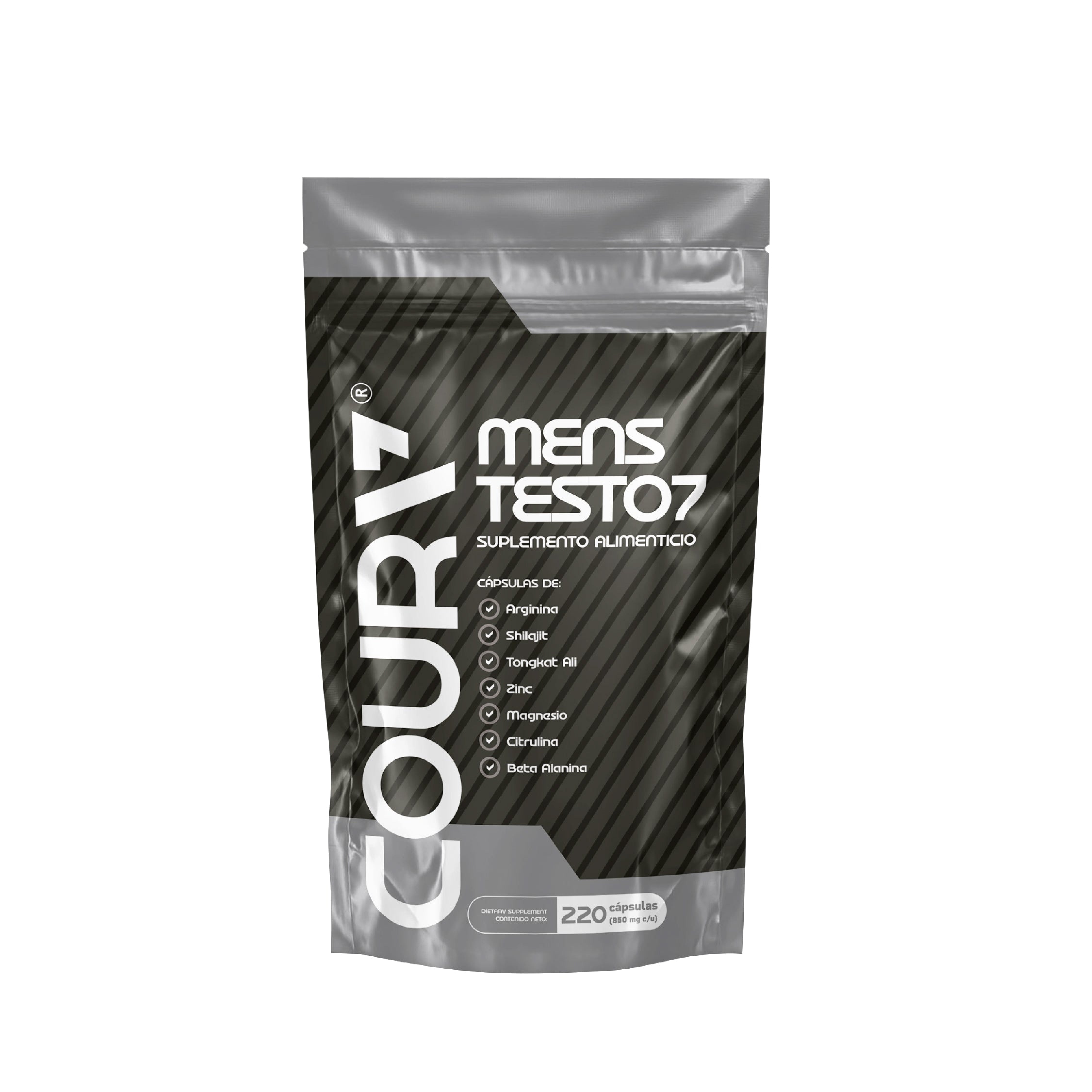 Testo 7 - 220 Cápsulas – Coura MX