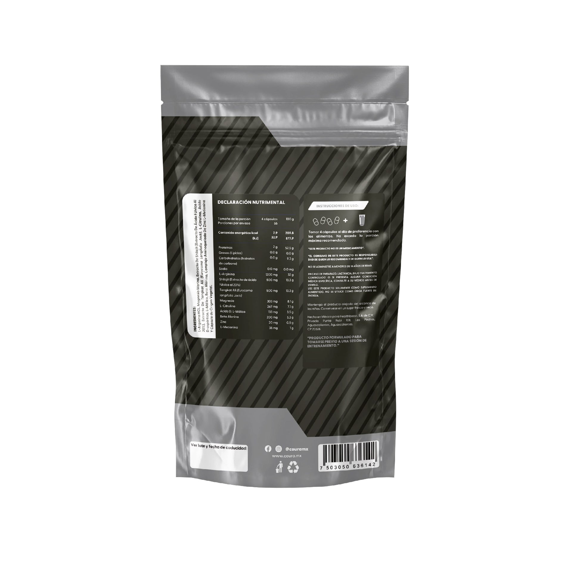 Testo 7 - 220 Cápsulas – Coura MX